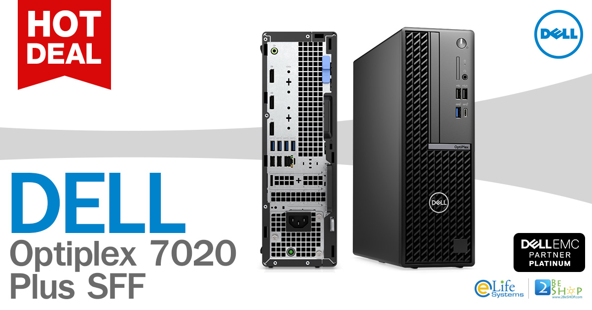 ช้อป DELL Optiplex 7020 Plus SFF เลย! ราคาดี จัดส่งฟรี ช้อป DELL Optiplex 7020 Plus SFF เลย! ราคาดี จัดส่งฟรี